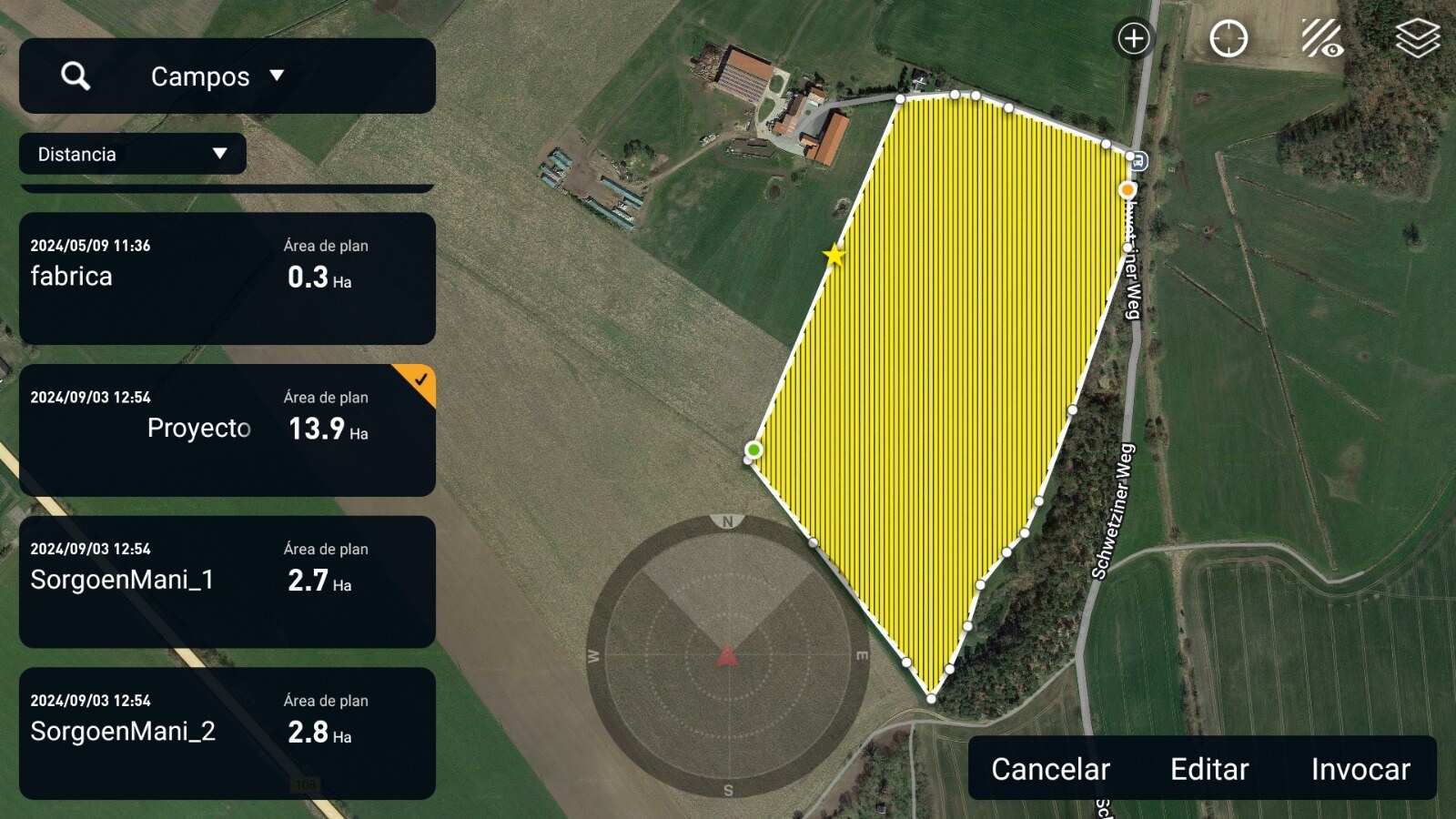 How to export field boundaries for DJI Agras T-Series in PIX4Dfields